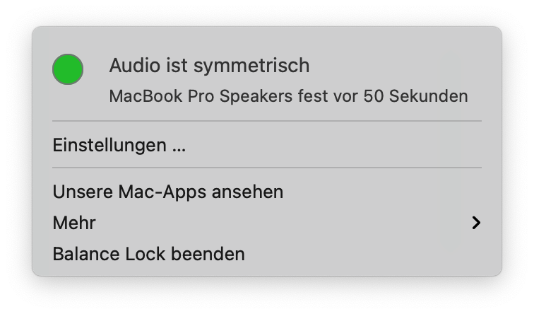 Balance Lock - Fixes audio balance bug in macOS