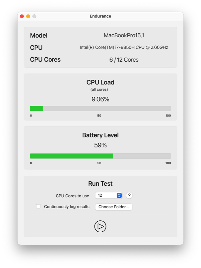 Endurance: CPU Stress Test