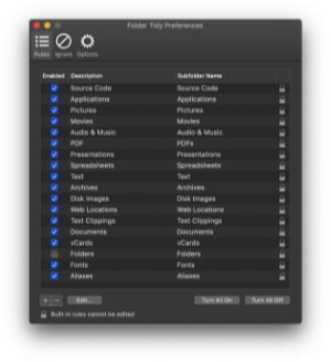 Folder Tidy - Quickly organize folders