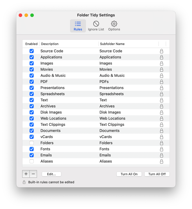 Folder Tidy - Quickly organize folders