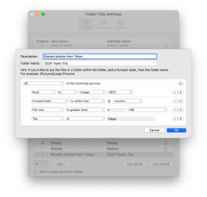 Folder Tidy - Quickly organize folders