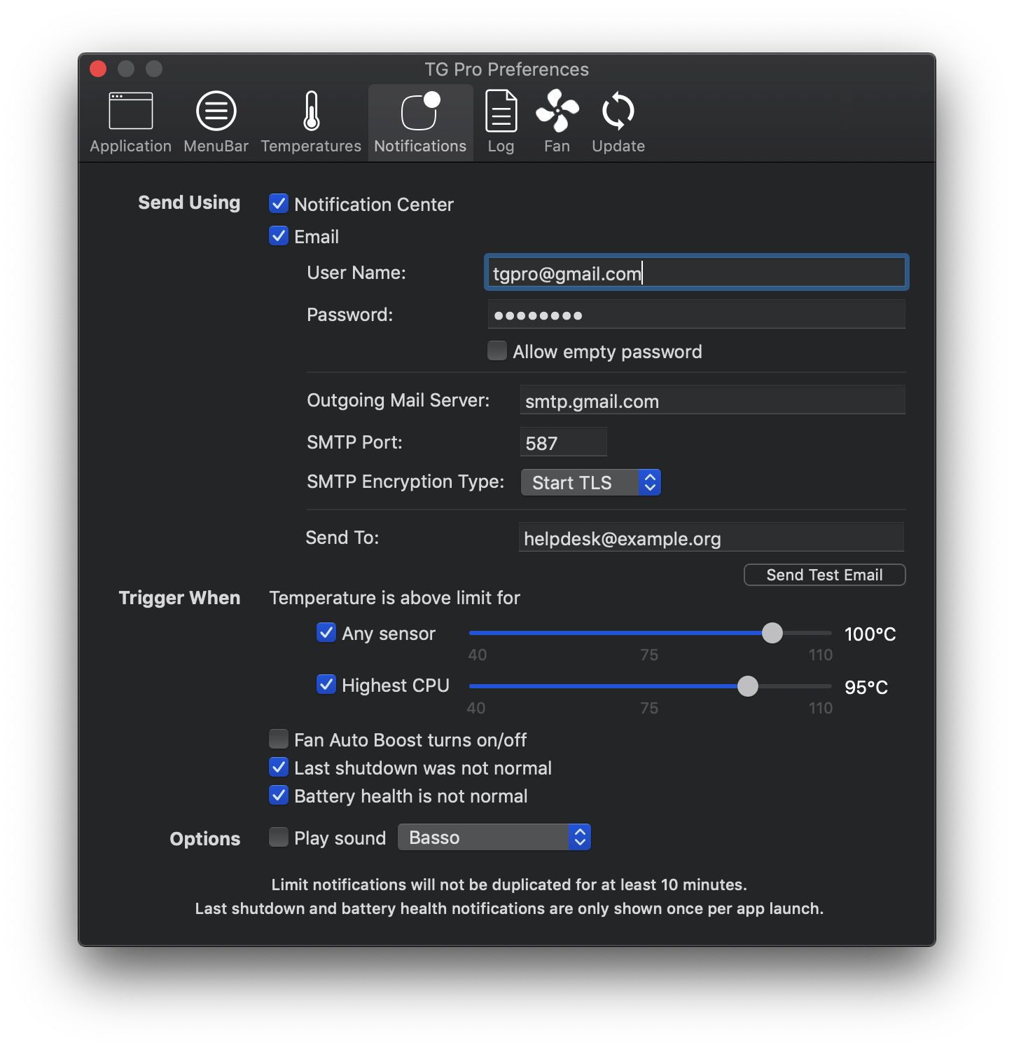 TG Pro - Temperature monitoring & fan control