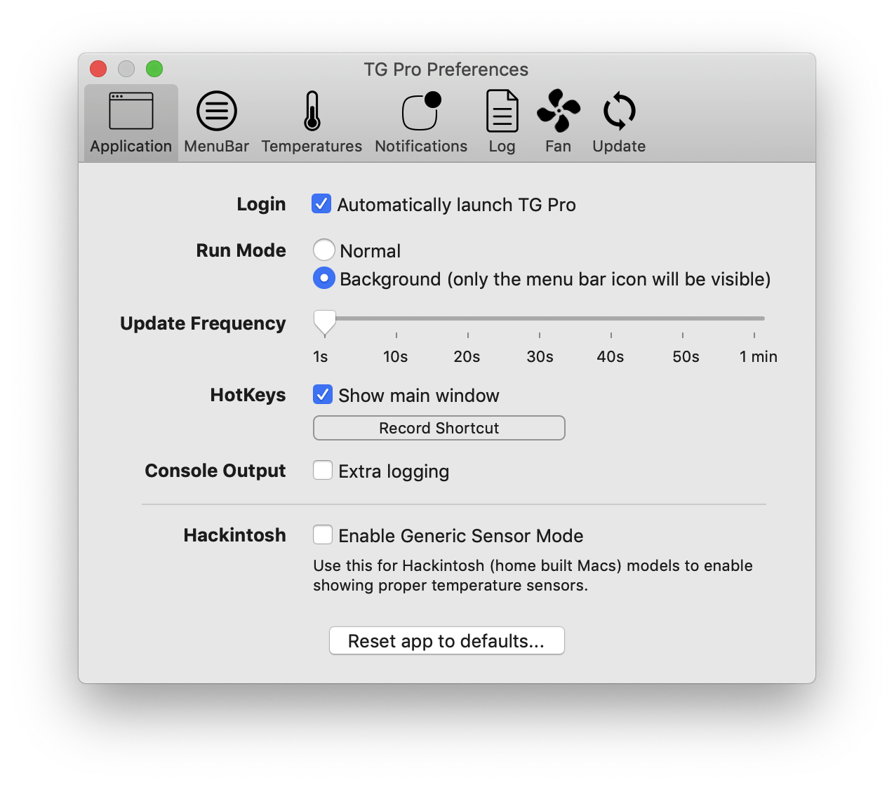 TG Pro - Temperature monitoring & fan control